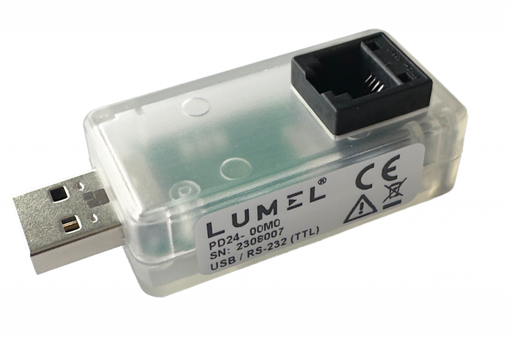 Converter of USB/RS232 (TTL) interface PD24 | Lumel